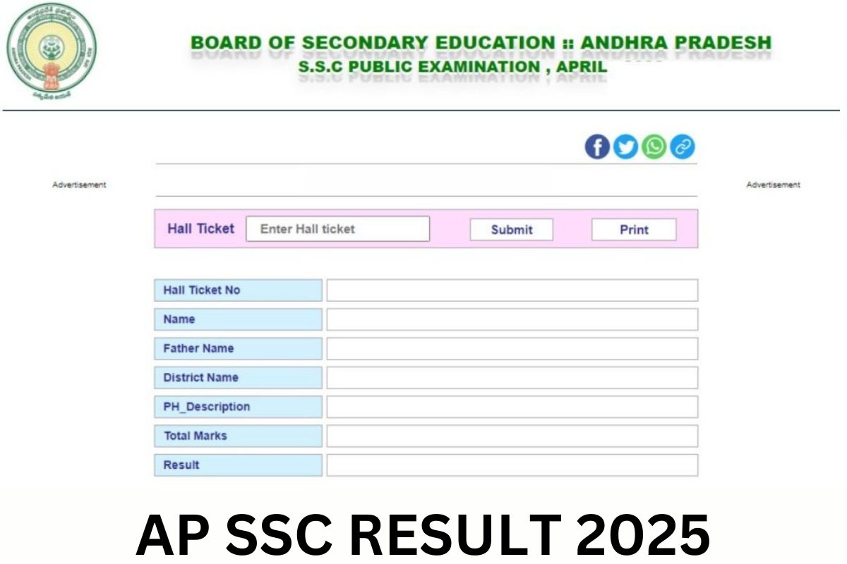 AP SSC Result 2025 Date, BSEAP 10th Class Marksheet Link