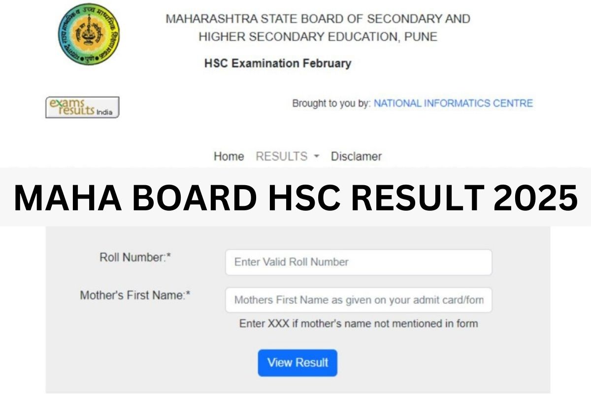 Maha Board HSC Result 2025 Date, MSBSHSE 12th Marksheet Check
