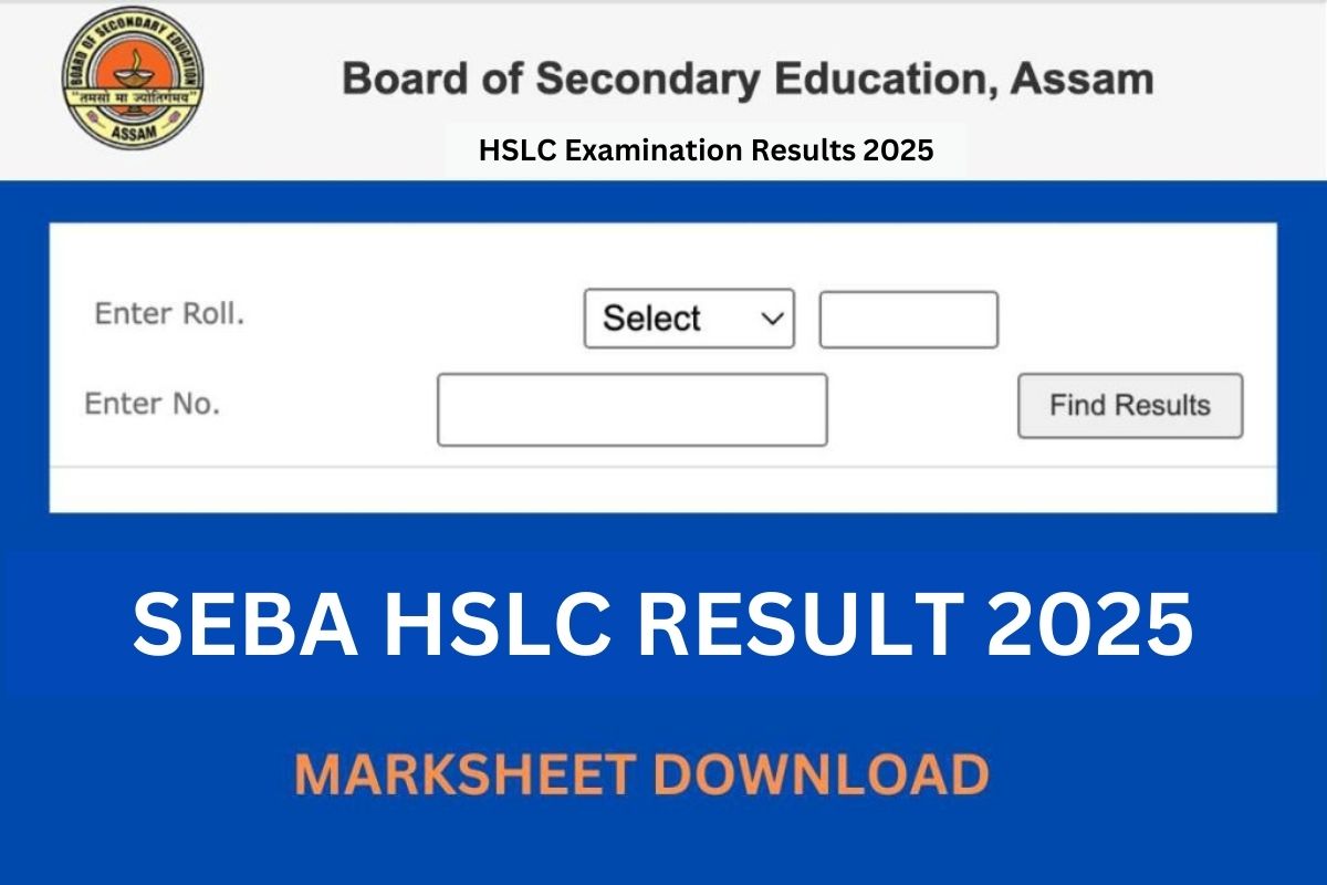 Seba Hslc Result 2025 Assam Board Class 10th Results Link